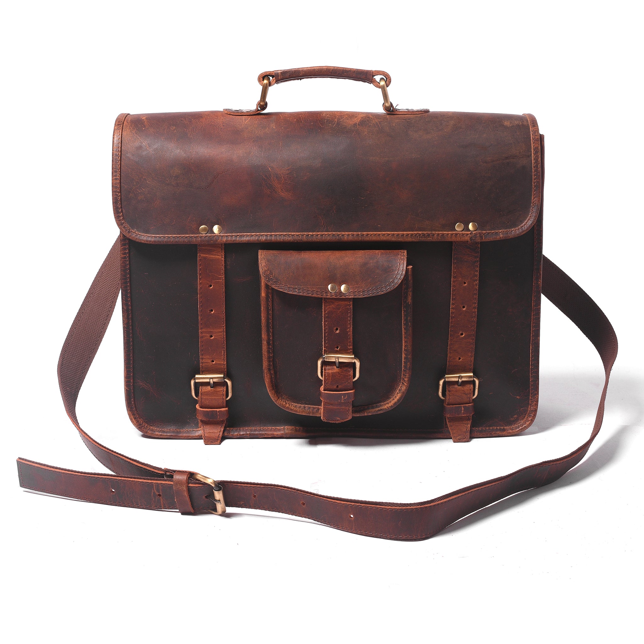 Loculus Handcrafted Full Grain Leather Messenger Bag